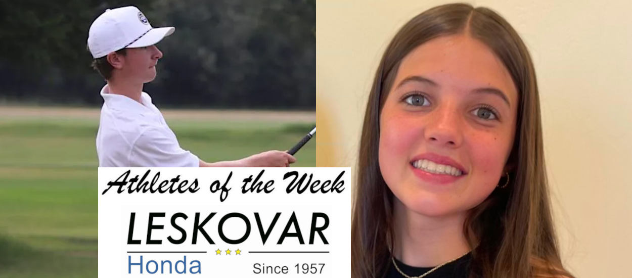 Leskovar Honda Athletes of the Week: Brenner Booth and Kate DeShaw ...